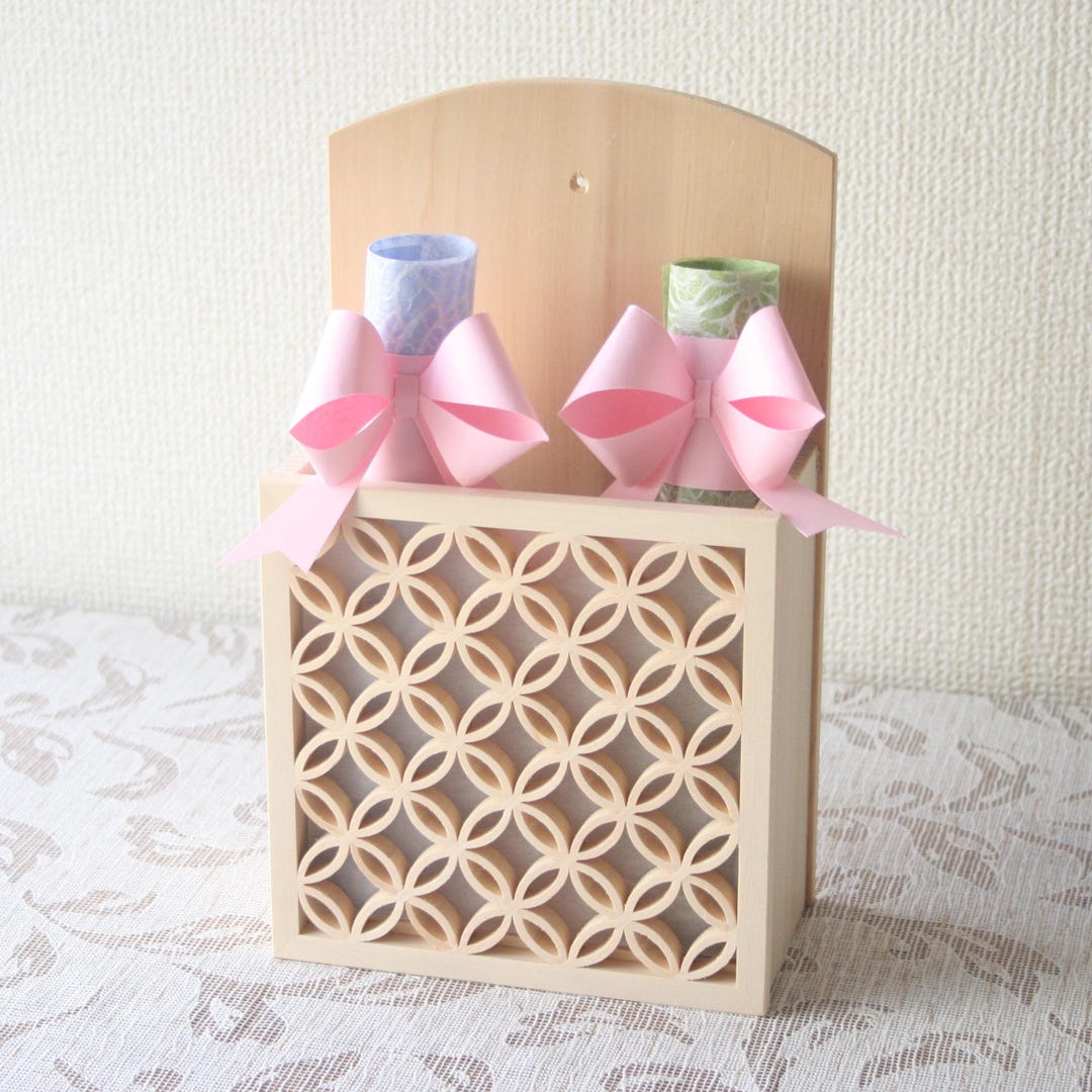 Japanese-style Kumiko Letter Holder. Add a Touch of Japanese Style to ...