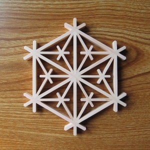 Kumiko Assembly Kit, Square Hemp Pattern, Japanese Traditional Craft ...