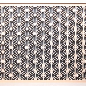 Japanese Modern Art Panel [shippou Pattern] Japanese-style Art Interior Traditional Crafts - Etsy