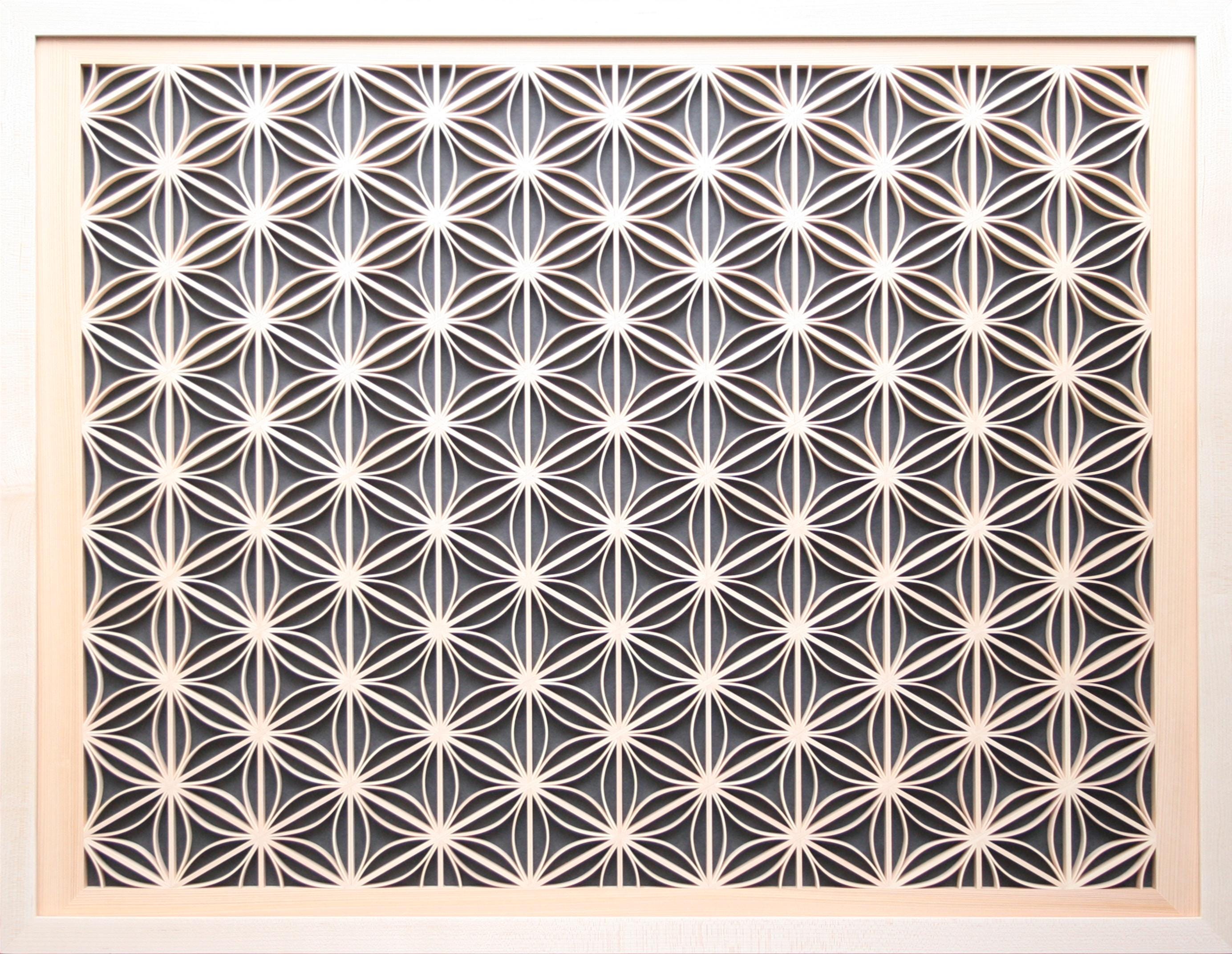 Japanese Modern Art Panel [shippou Pattern] Japanese-style Art Interior ...