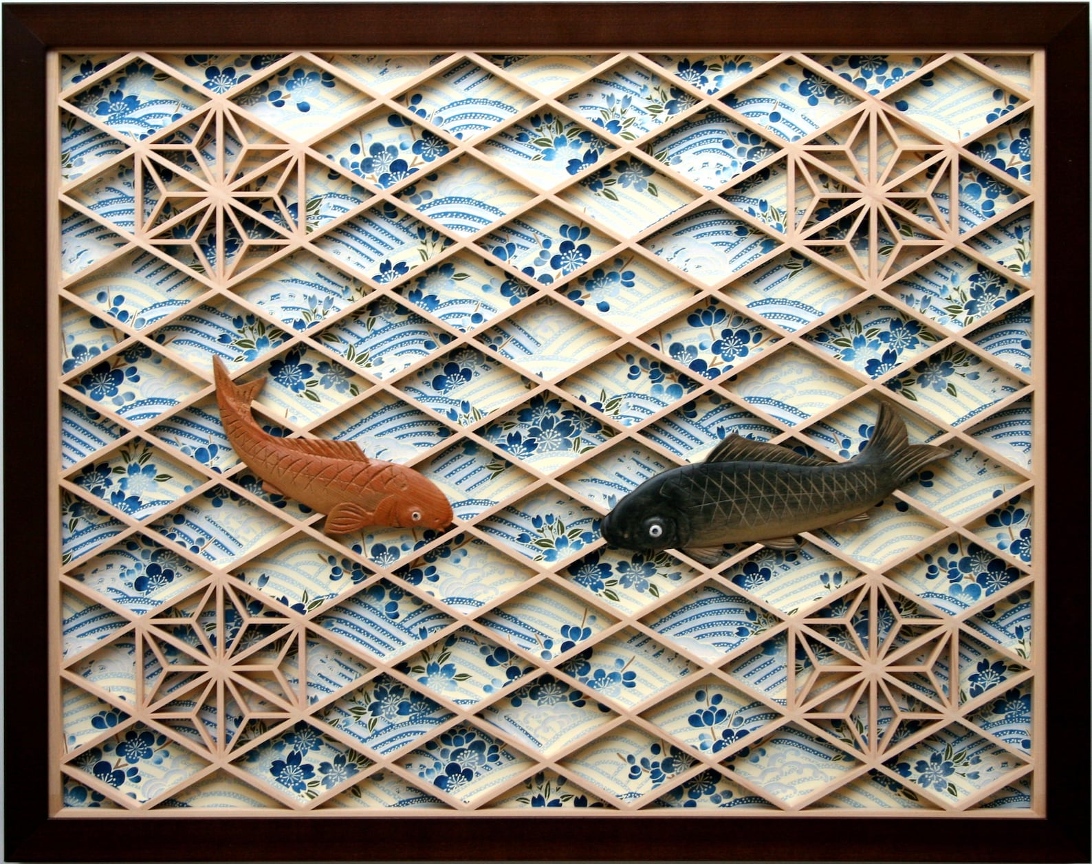 Japanese Modern Art Panel [classical Koi(carp)] Japanese-style Art ...