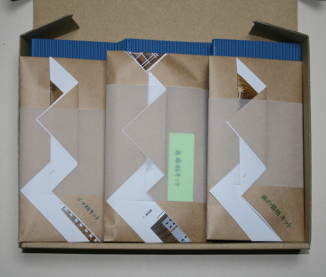 Kumiko Assembly Kit, Square Hemp Pattern, Japanese Traditional Craft ...