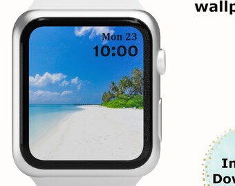 Apple Watch Beach Wallpaper - Etsy