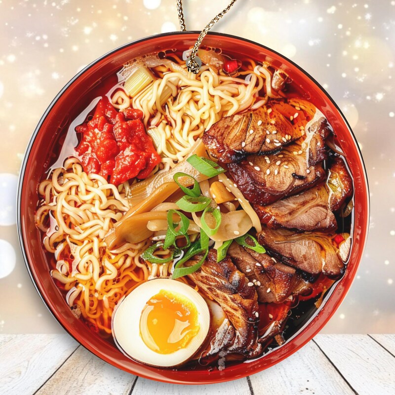 Ramen Christmas Ornament 3d - Etsy