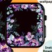 Apple Watch Wallpaper Face Design, Watch Background, Floral Smart Watch ...