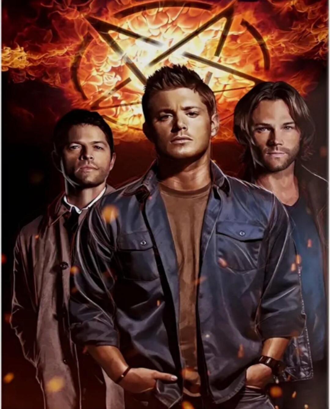 Supernatural DIY 5D Round Diamond Painting Kit, 40 X 50 Cm, 15.7x19.7 ...