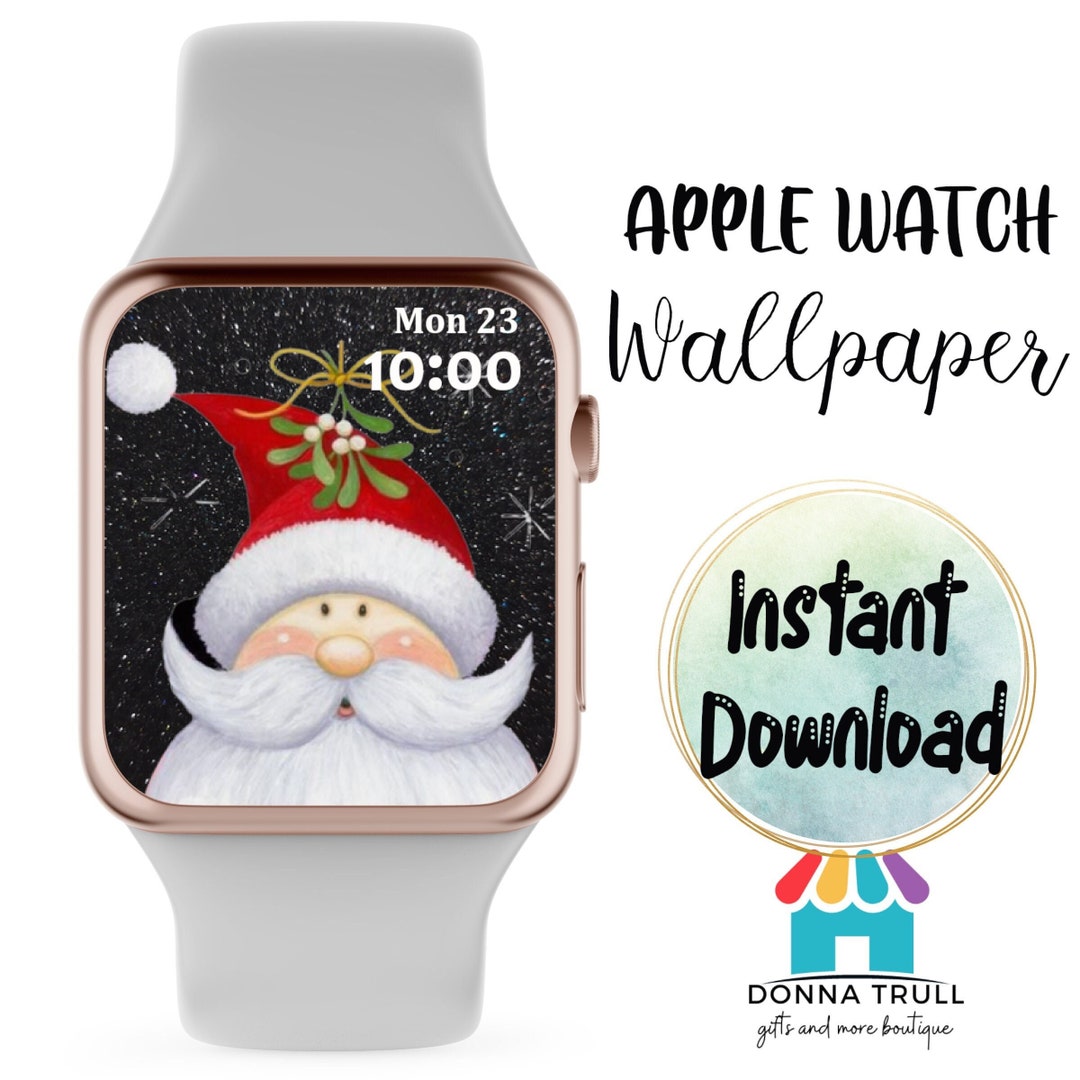 Noël père Noël Apple Watch papier peint, joyeux Noël Apple Watch papier ...