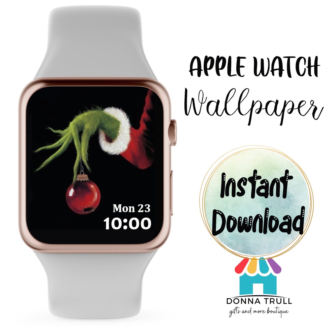 Christmas Grinch Apple Watch Wallpaper Grinch Art Apple Watch - Etsy