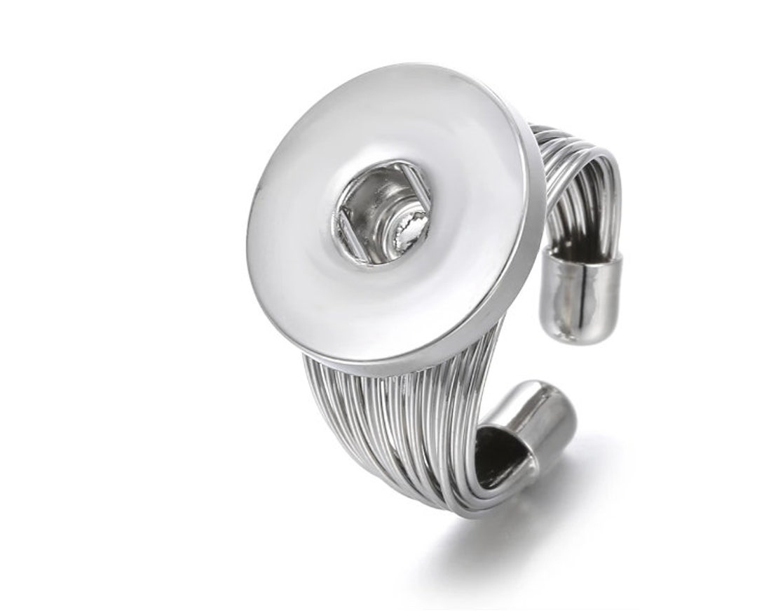 Adjustable Snap Ring Snap Jewelry 18-22 MM Snap Button - Etsy
