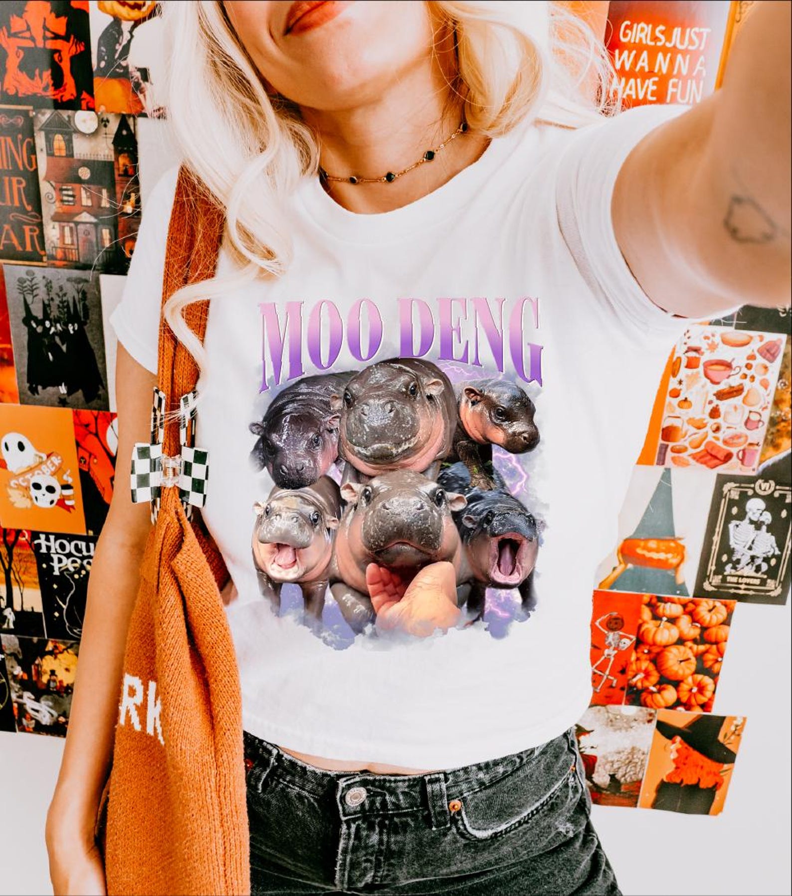 Moo Deng Bootleg Rap Shirt, Moo Deng Sweatshirt, I Love Moo Deng Tee ...