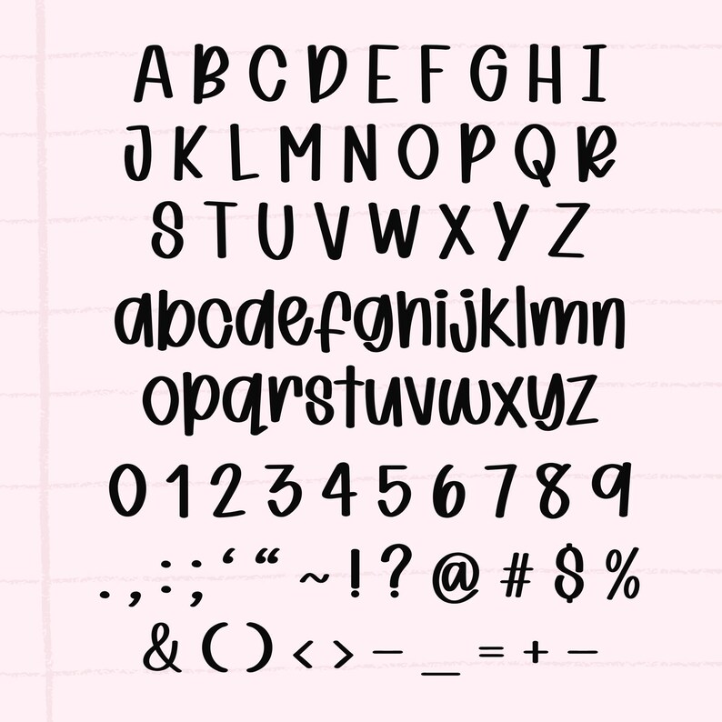 Prep Gals – Preppy Handwriting Font for Digital Planner, Goodnotes ...