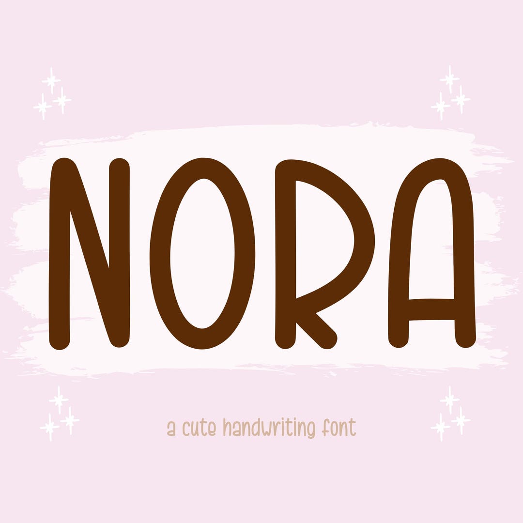 Nora – Handwriting Font for Digital Planners, Goodnotes & Cricut ...