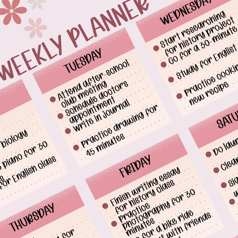 Prep Gals Font – Preppy Handwriting Font for Digital Planner, Goodnotes ...