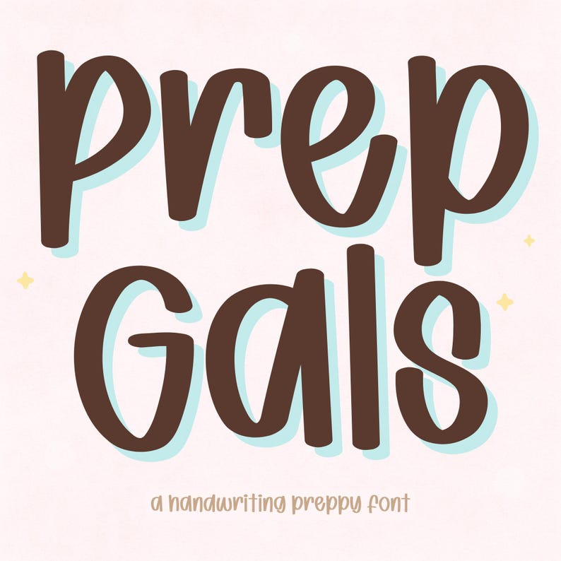 Prep Gals – Preppy Handwriting Font for Digital Planner, Goodnotes ...