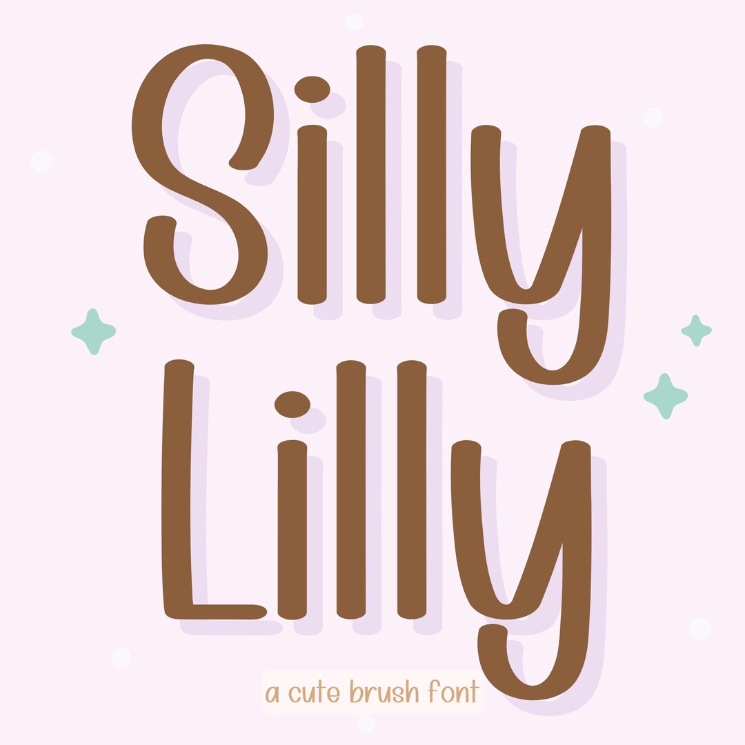 Silly Lilly – Handwritten Brush Font for Digital Planners, Goodnotes ...