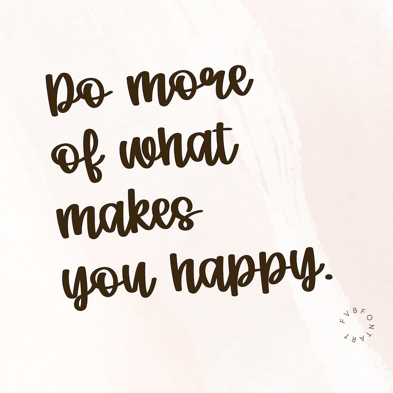 Amber Lift – Handwritten Script Font With Bouncy Cursive Brush Style ...