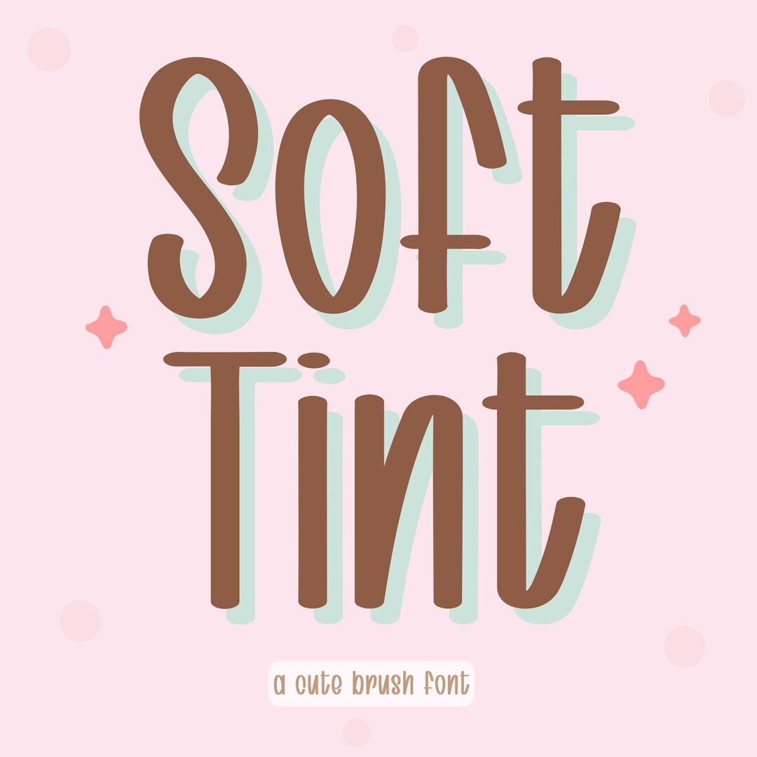 Soft Tint Font – Handwriting Brush Font for Digital Planners, Goodnotes ...