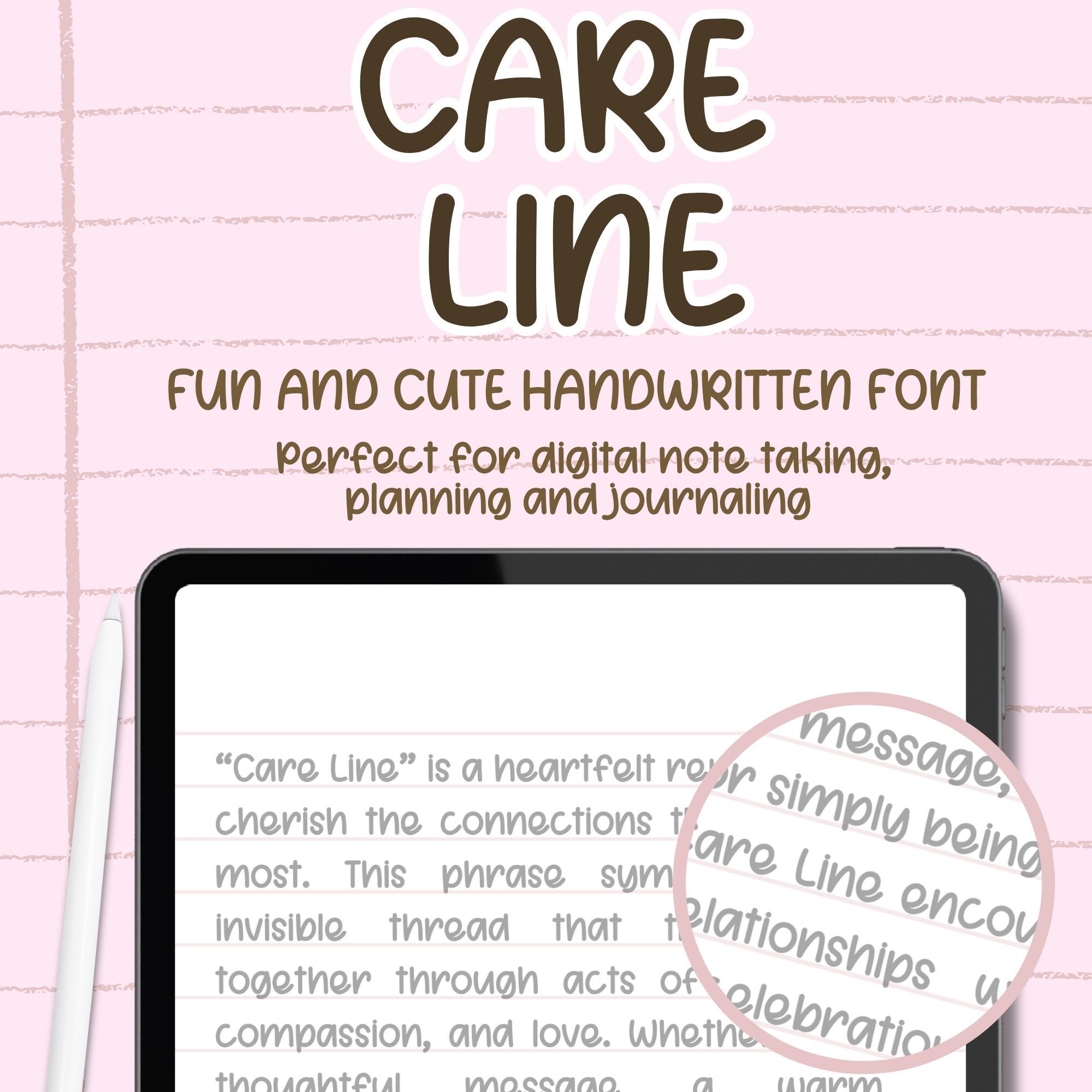 Handwriting Font, Handwritten Font, Neat Font, Cute Font, Goodnotes ...