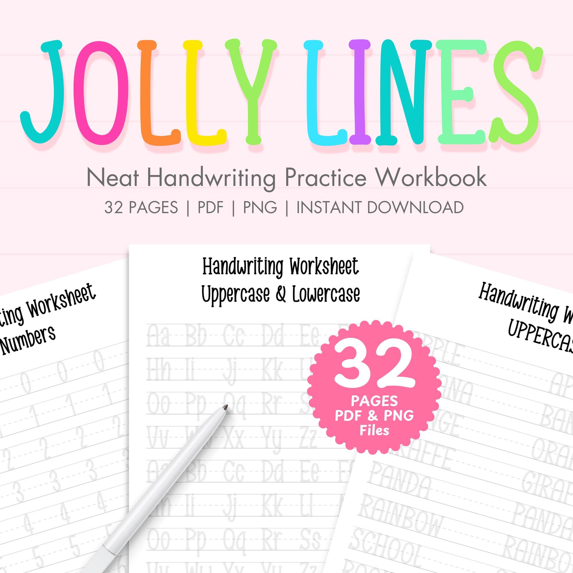 Handwriting Practice Worksheet, Neat Handwriting Practice Sheet ...
