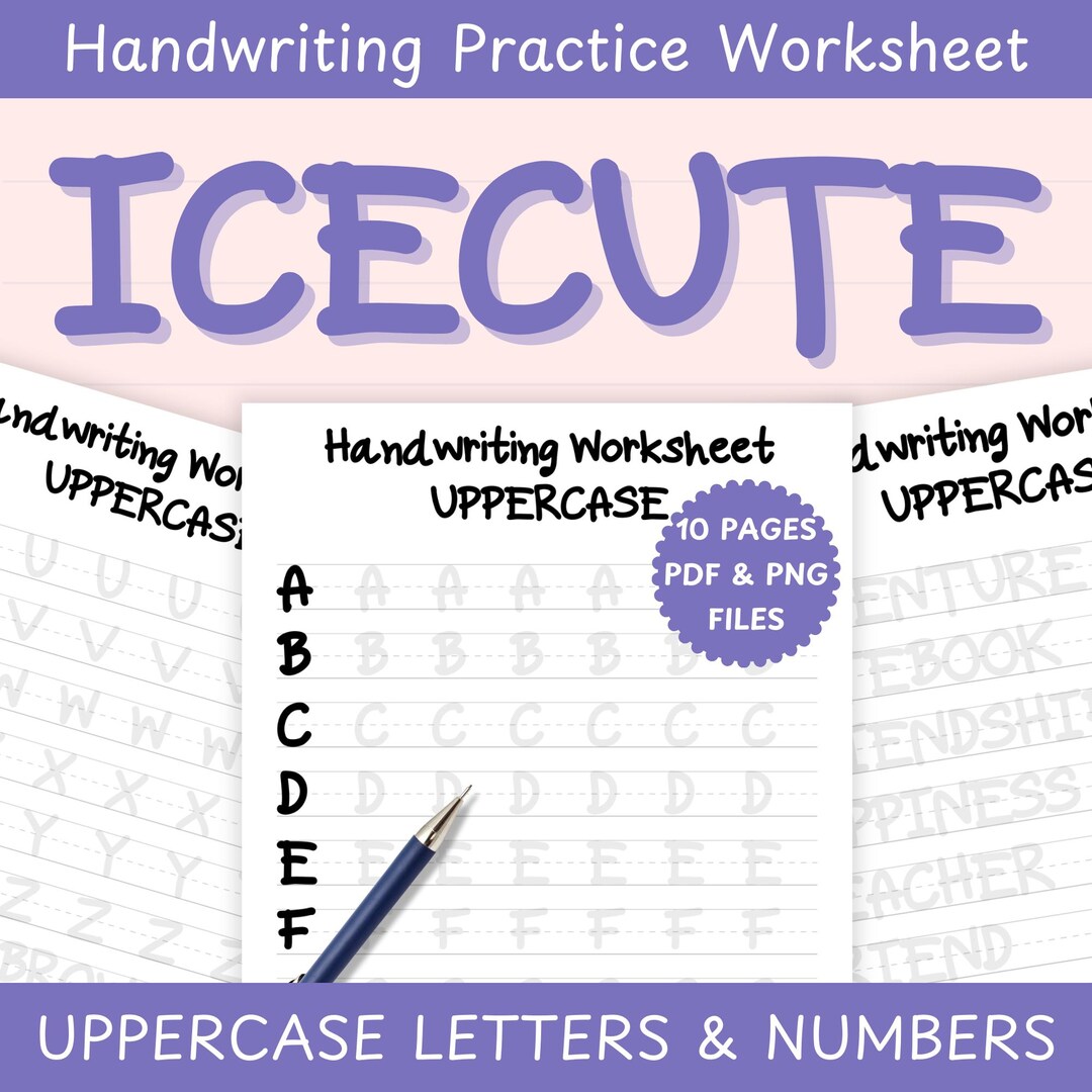 Handwriting Practice Worksheet, Neat Handwriting Practice Sheet ...
