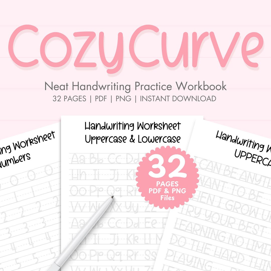 Handwriting Practice Worksheet, Neat Handwriting Practice Sheet ...