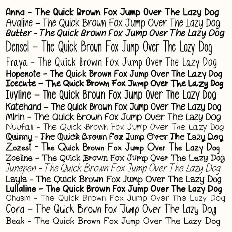 Handwriting Fonts Bundle, Handwritten Fonts, Neat Fonts, Goodnotes ...