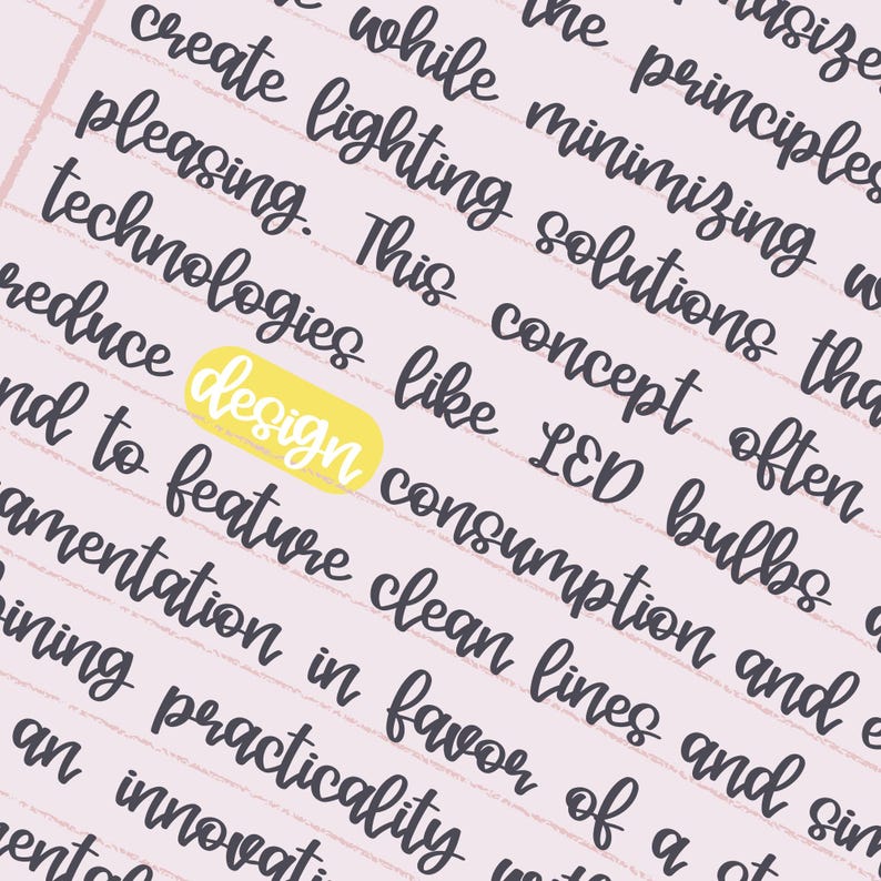 Shine Vibes – Handwritten Script Font With Bold Bouncy Cursive Brush ...
