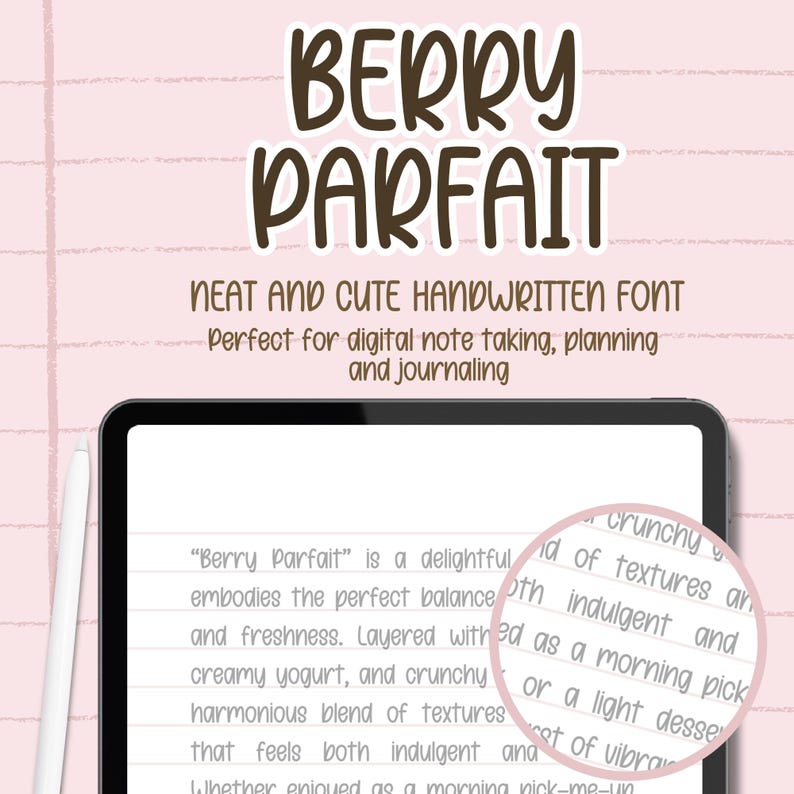 Handwriting Font, Handwritten Font, Neat Font, Cute Font, Goodnotes ...