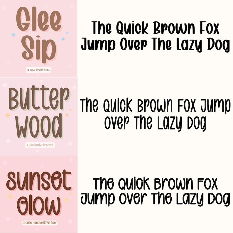 Handwriting Font Bundle Vol.19 – 10 Handwritten Fonts for Digital ...