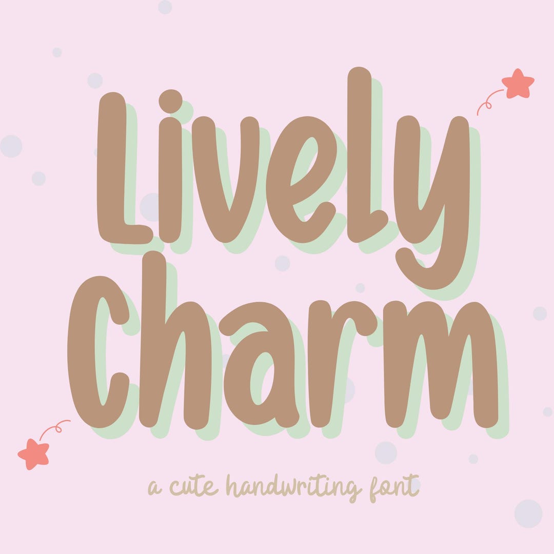 Lively Charm – Handwriting Brush Font for Digital Planners, Goodnotes ...