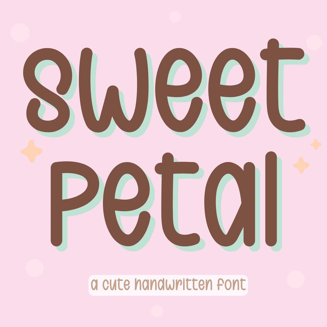 Sweet Petal – Handwritten Font for Digital Planners, Goodnotes & Cricut ...