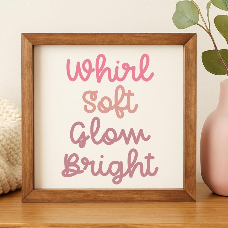 Amber Whirl Font – Handwritten Script Font With Monoline Cursive Brush Style for Cricut Projects ...