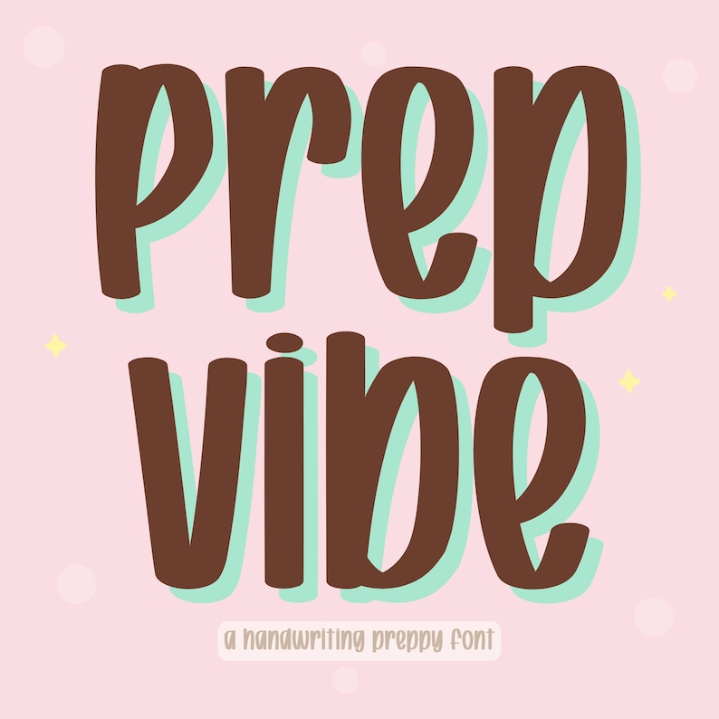 Prep Vibe – Preppy Handwriting Font for Digital Planner, Goodnotes ...