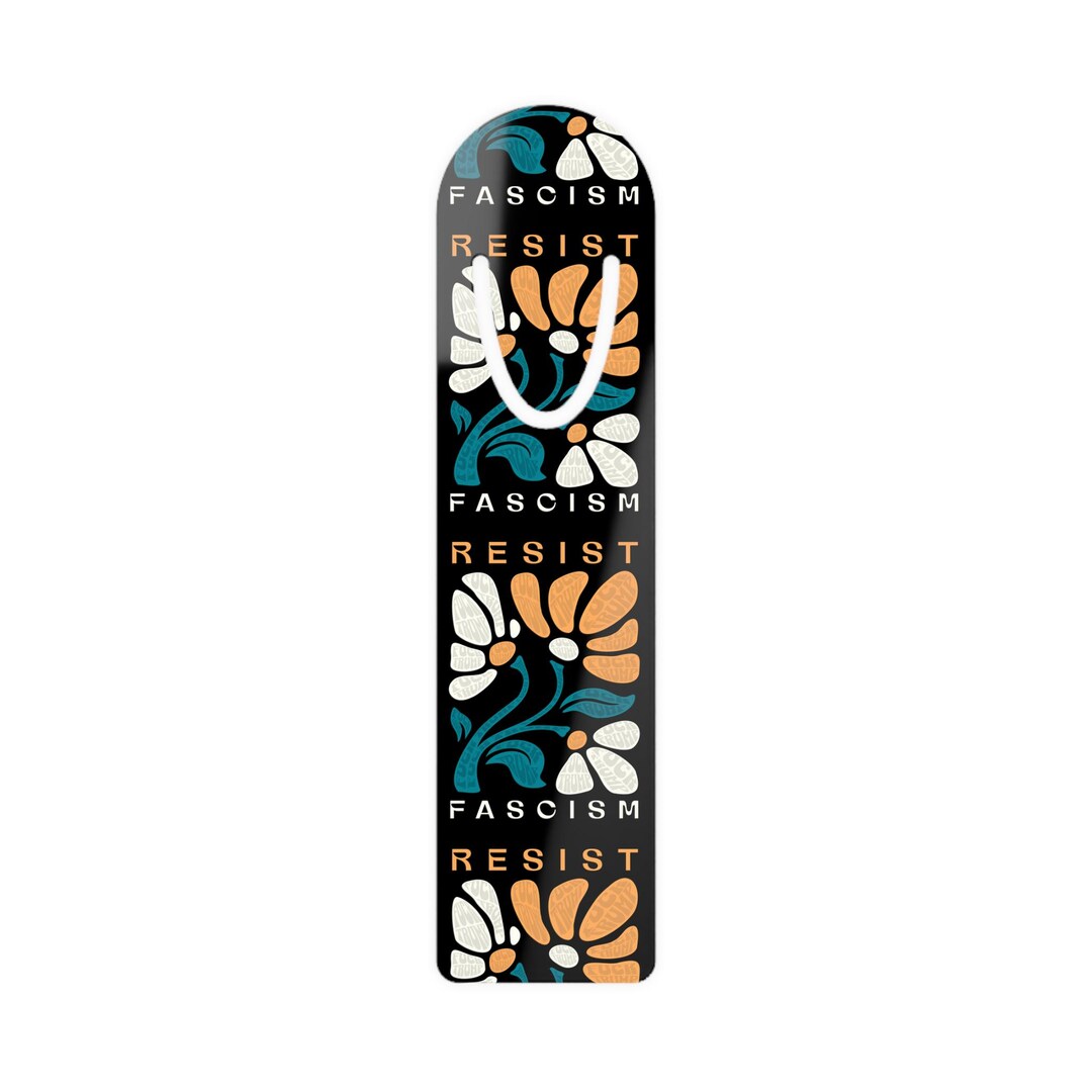 Subtle Fuck Trump Bookmark, Resist Fascism Bookmark, Anti-trump ...