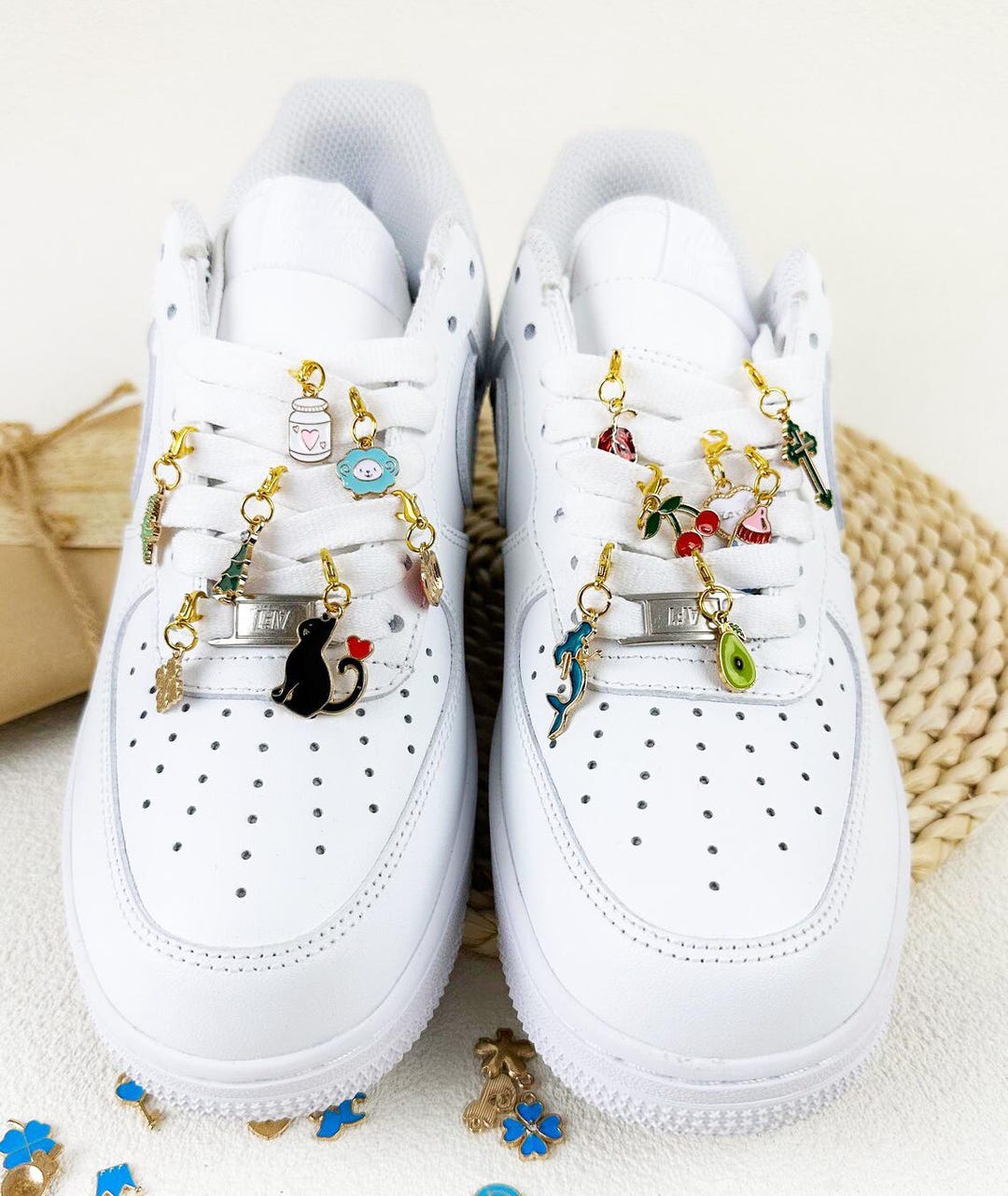 Customized Shiny Sneaker Shoelace Charms, Samba Shoelace Accessories in ...