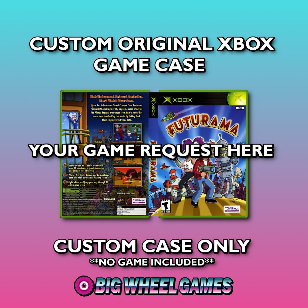 Original Microsoft Xbox Game Case With Custom Artwork See Photos - Etsy