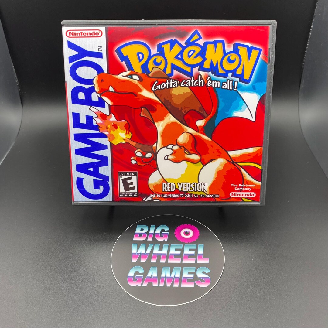 Pokémon Red Version - Game Boy / GB Case With Custom Artwork - Etsy