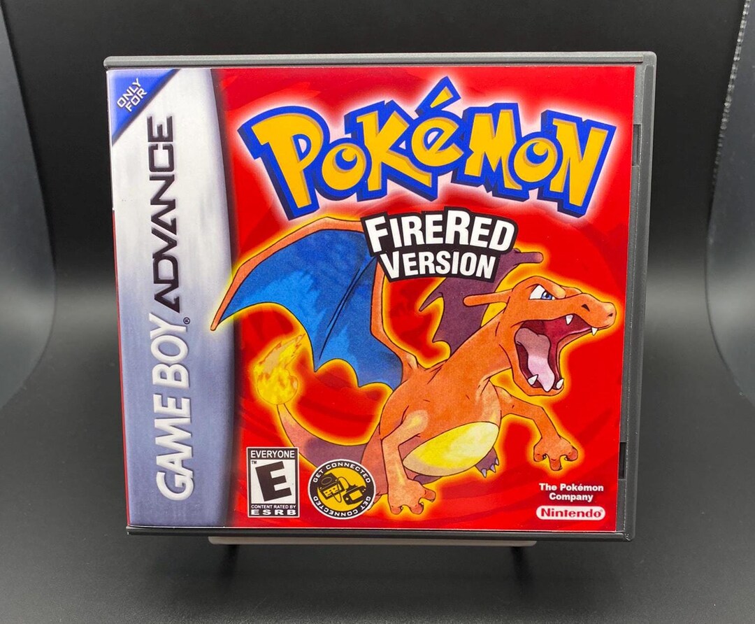 Pokémon Firered Version - Game Boy Advance / GBA Case With Custom ...