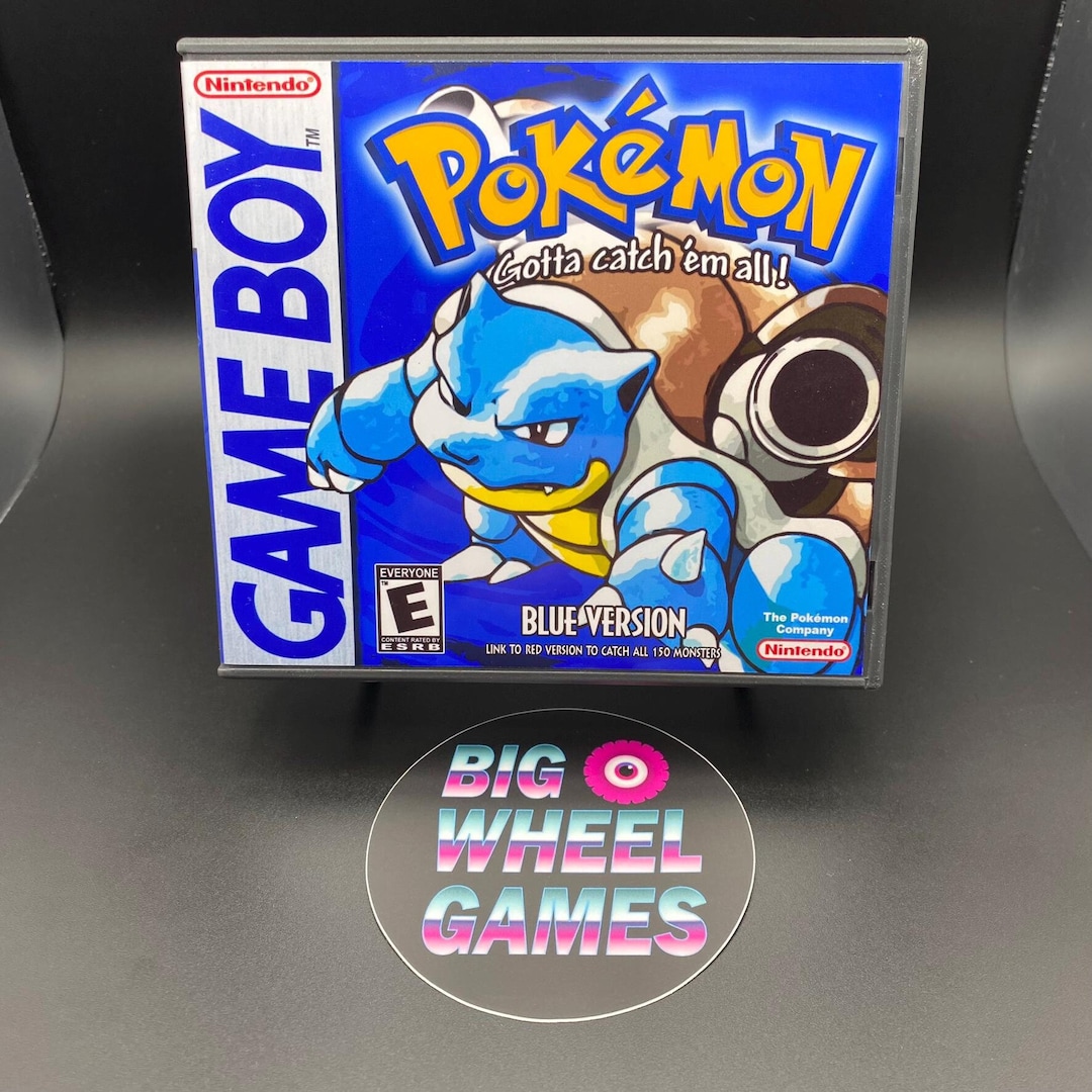 Pokémon Blue Version - Game Boy / GB Case With Custom Artwork - Etsy