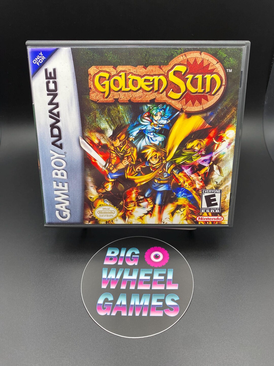 Golden Sun - Game Boy Advance / GBA Case With Custom Artwork - Brand ...