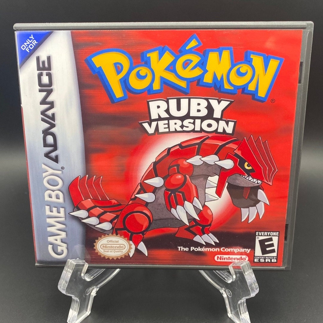 Pokémon Ruby Version Gameboy Advance / GBA Case With Custom Artwork - Etsy