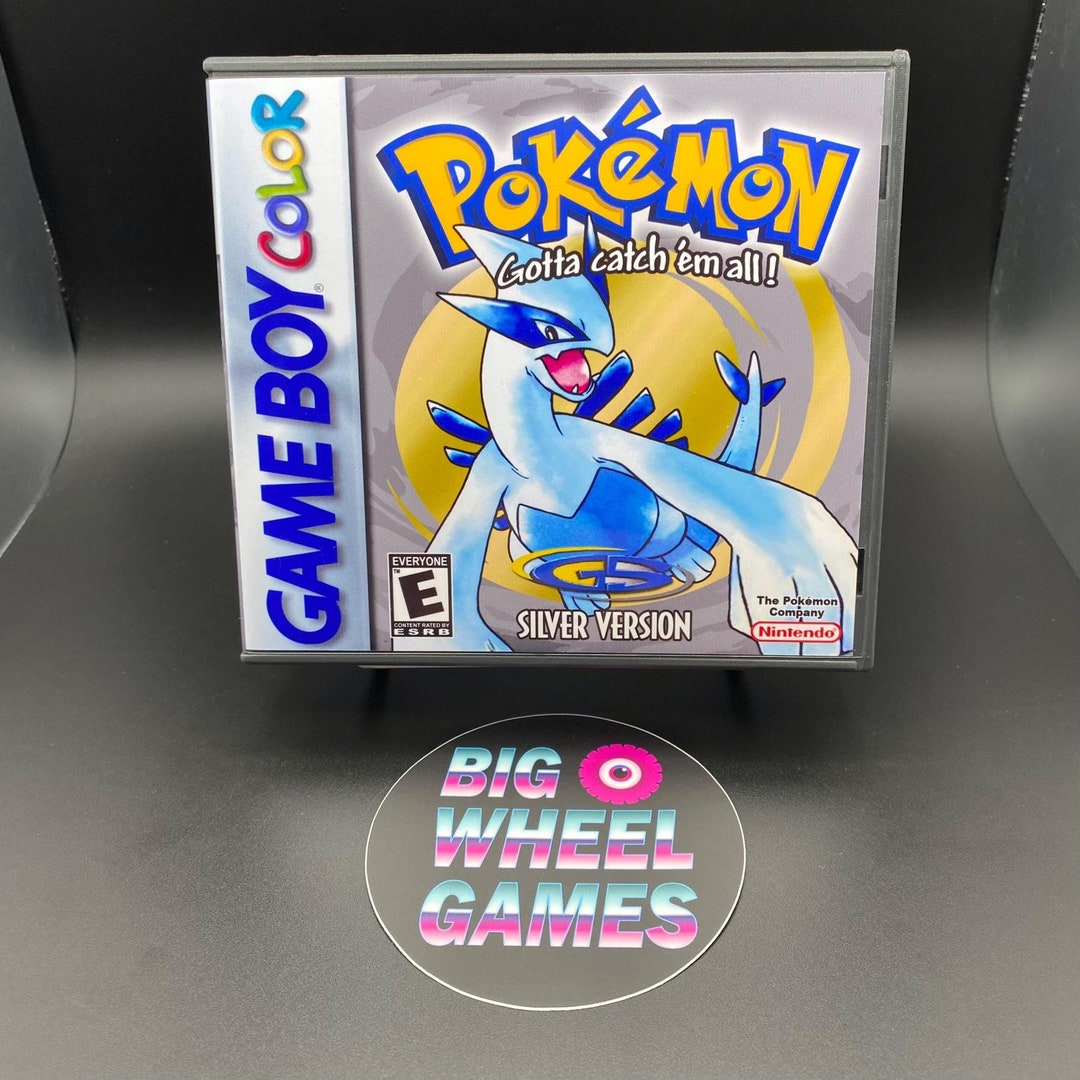 Pokémon Silver Version - Game Boy Color / GBC Case With Custom Artwork ...