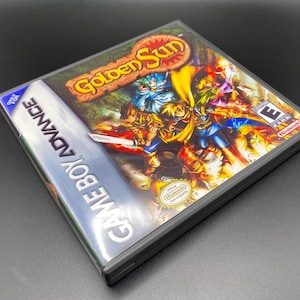 Golden Sun - Game Boy Advance / GBA Case With Custom Artwork - Brand ...