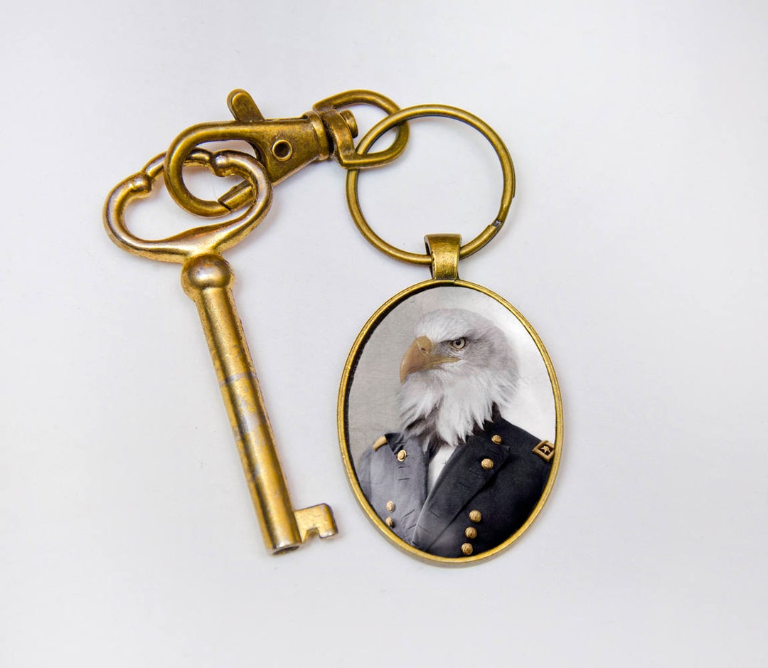 Mens Keyring, Police Officer, Law Enforcement, Veterans Day, Patriotic ...