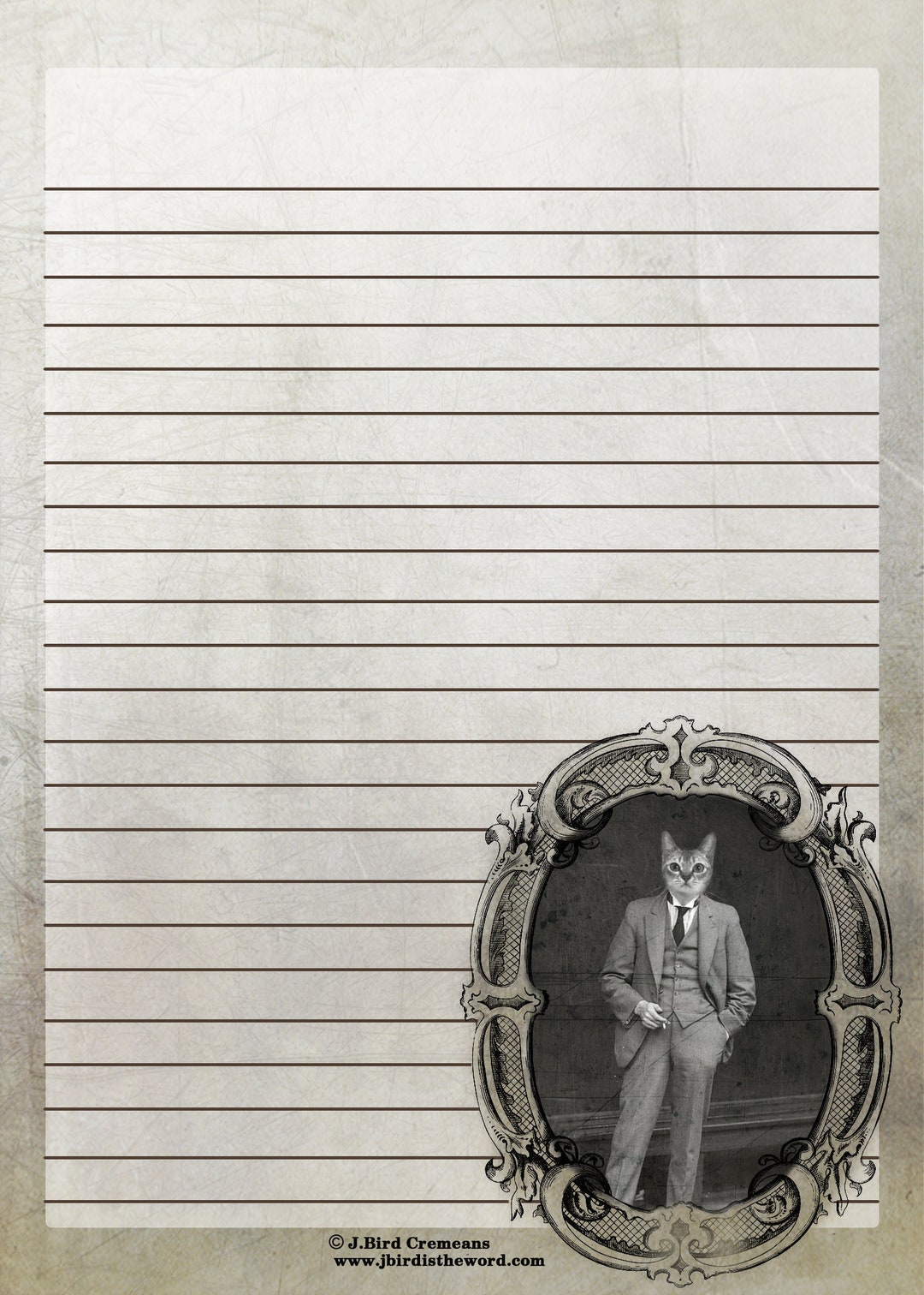 Gangster Theme, Letter Writing Set, Ephemera Kit, Father in Law Gift ...