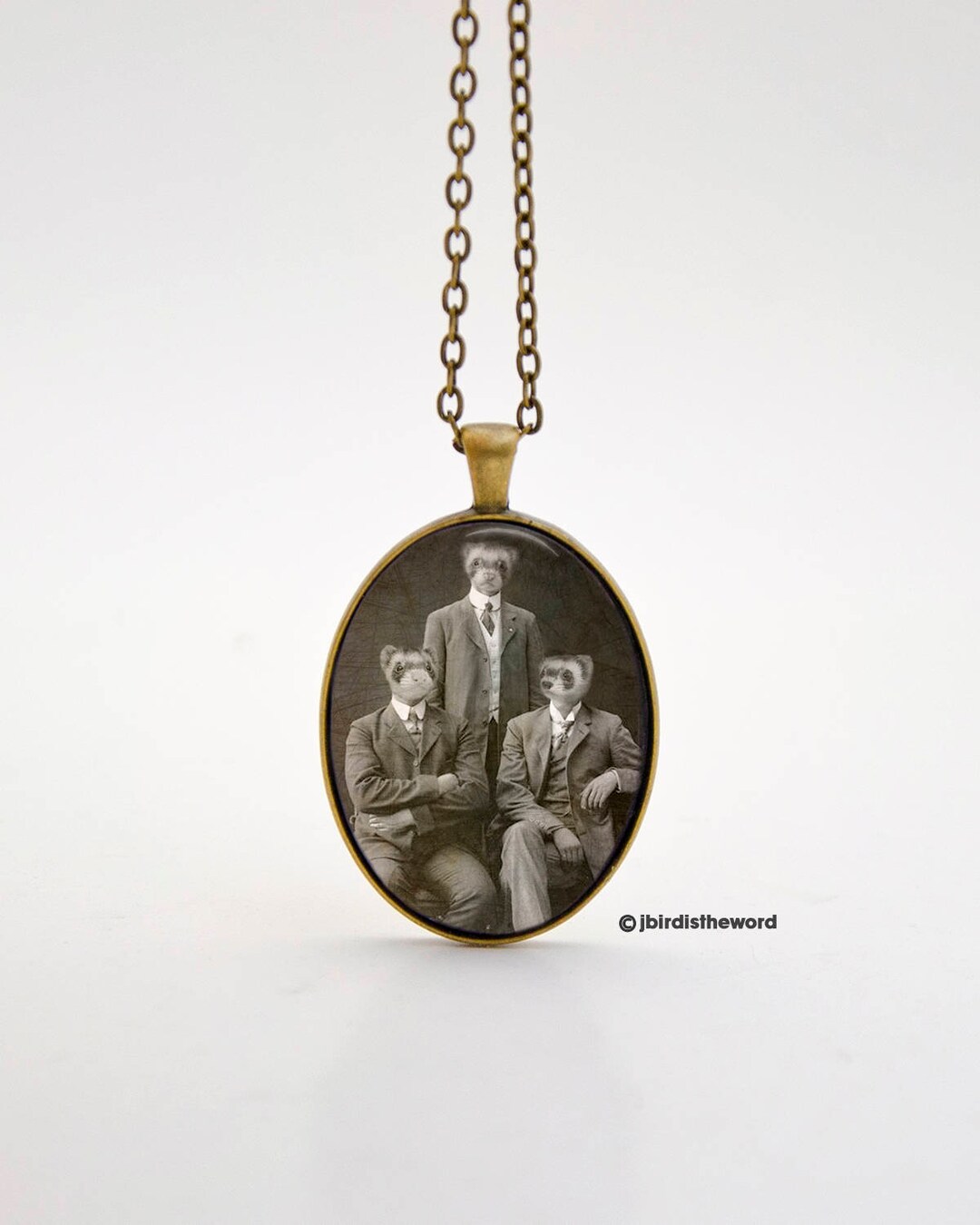 Ferret Necklace, Ferret, Weasel, Ferret Jewelry, Ferret Pendant, Ferret ...