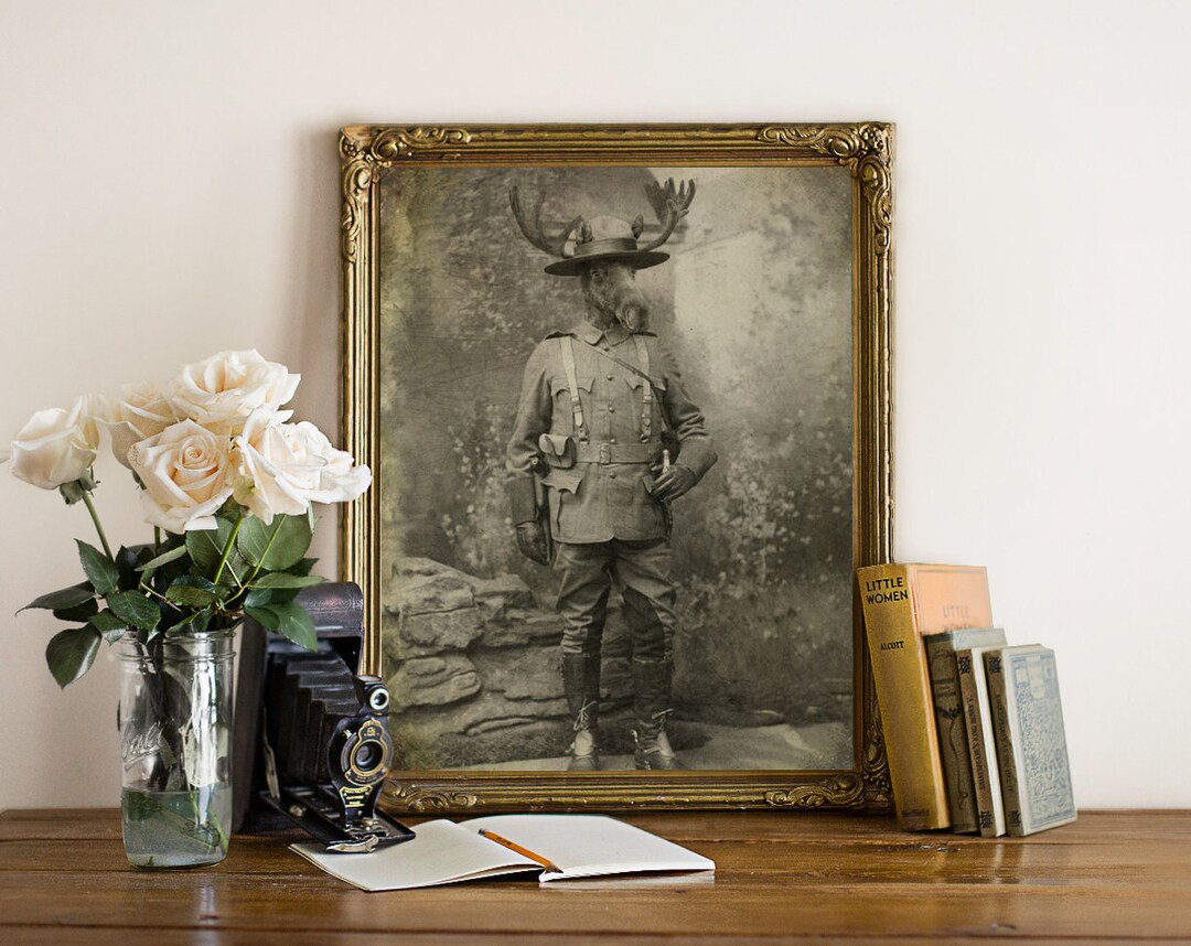 Canada Print, Moose Mountie, Canadian Military, Lake House Art, Hunting ...