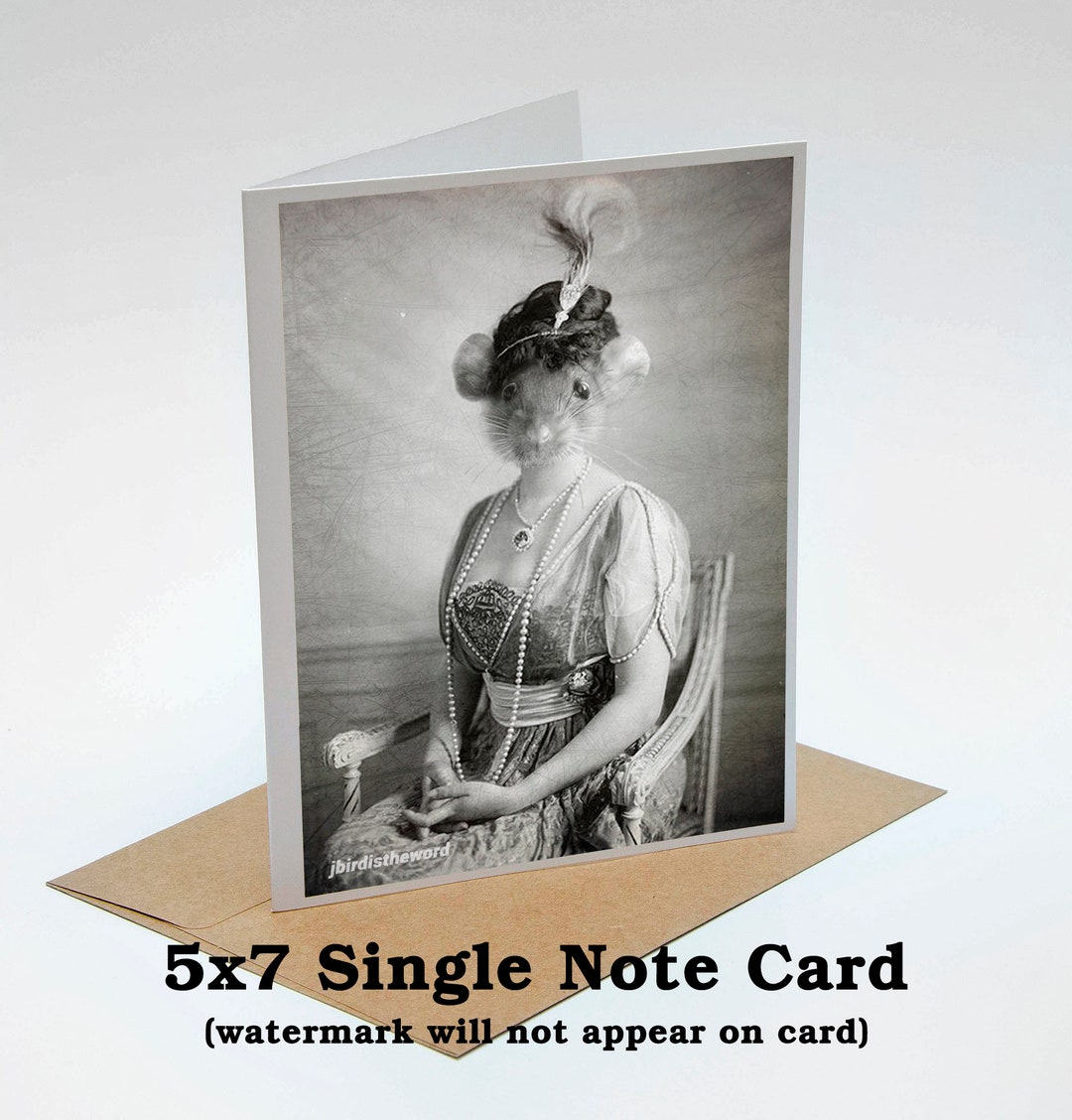 Mouse Mice, Great Gatsby Card, 1920s Flapper, 1900s Vintage, Animal ...