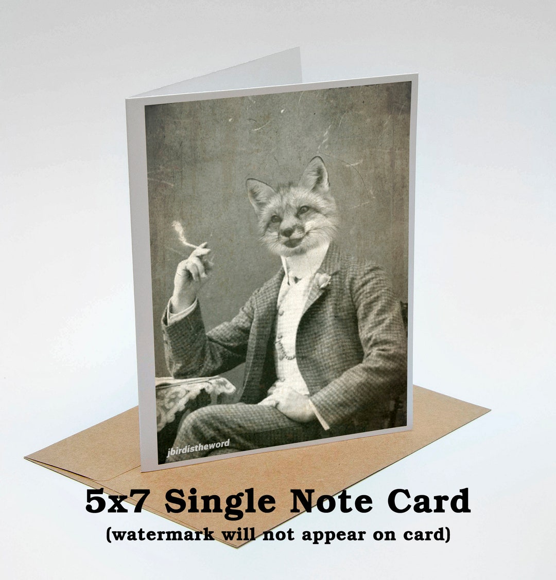 Fox Note Cards, Foxy Fix, Trending Now, Best Buddy Gift, Forest Animal ...