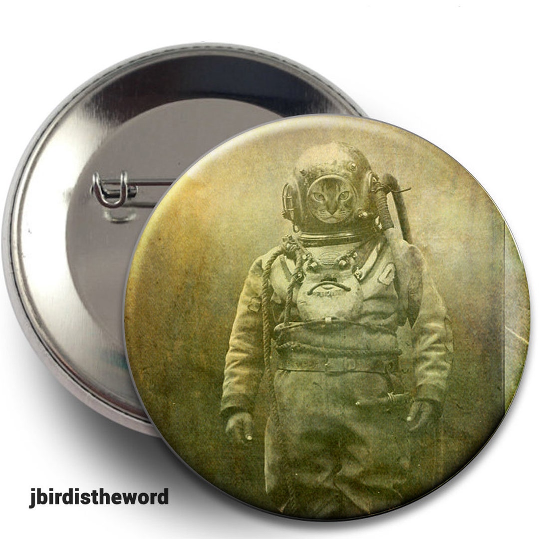 Deep Sea Diver, Scuba Diving, Under the Sea, Cat Lover Pin, Backpack ...